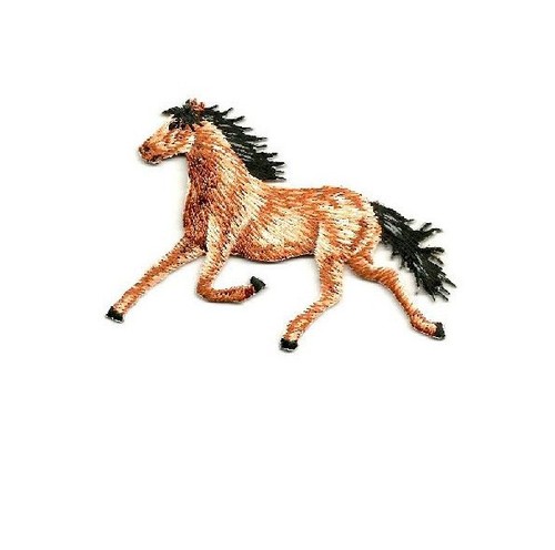 Horse - Western - Animal - Racing - Embroidered Iron On Applique Patch ...