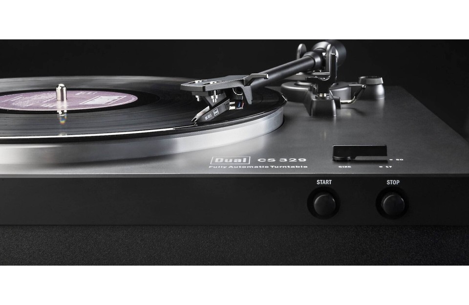 Dual CS 329 Fully automatic belt drive turntable with built-in phono ...