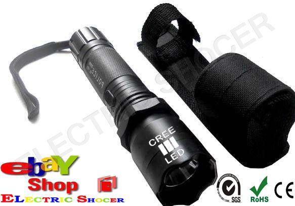 Electro Shocker Self-defense Electric Shock LED Flashlight Tourch ...