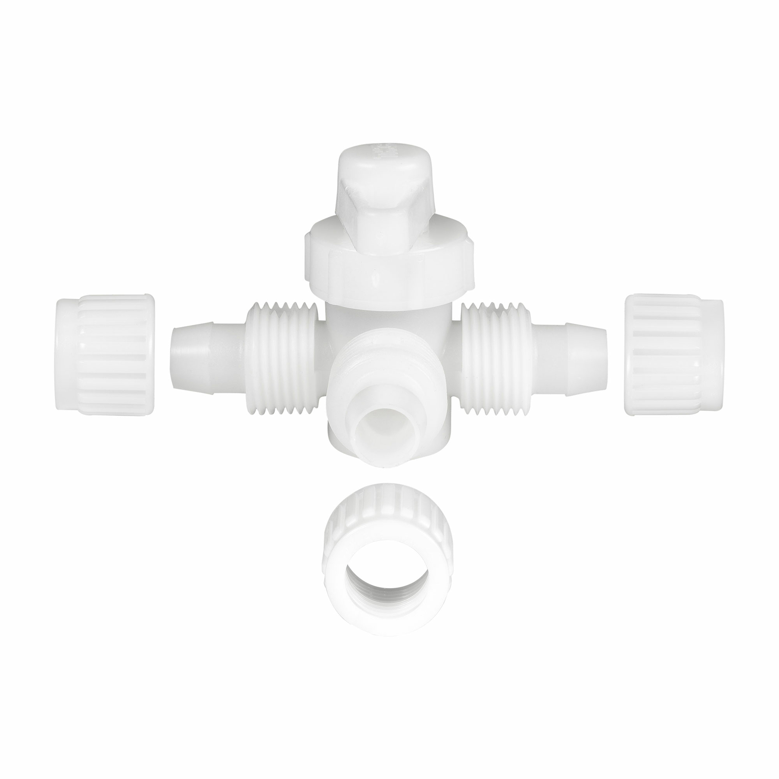 RecPro Flair It RV Plumbing Fittings 3-Way Compression Type Bypass ...