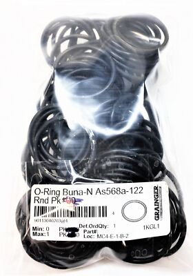 GRAINGER Buna-N O-Ring As568a-122 [Lot of 115] NOS | eBay