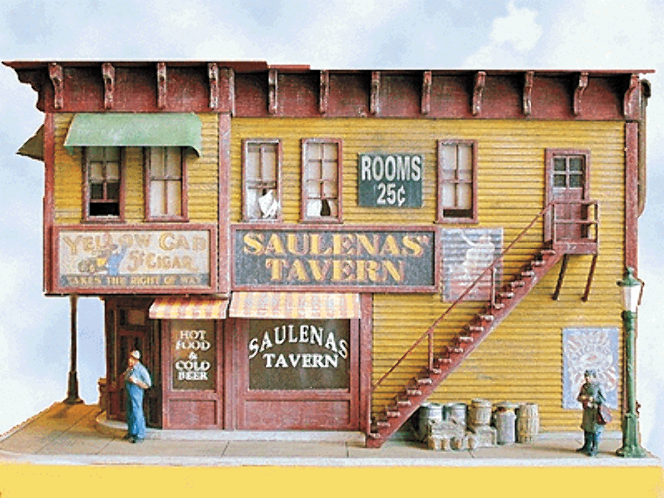 Bar Mills Scale Model Works 931 N Scale Saulena's Tavern Craftsman Kit ...
