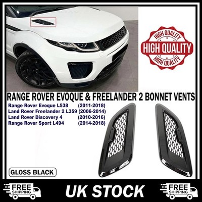 FOR RANGE ROVER EVOQUE & FREELANDER 2 DYNAMIC BONNET DUMMY VENTS ...