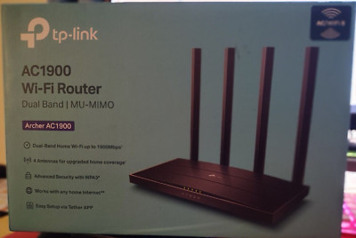 New TP-Link Archer AC1900 Dual Band Wi-Fi Router MU-MIMO Archer | eBay