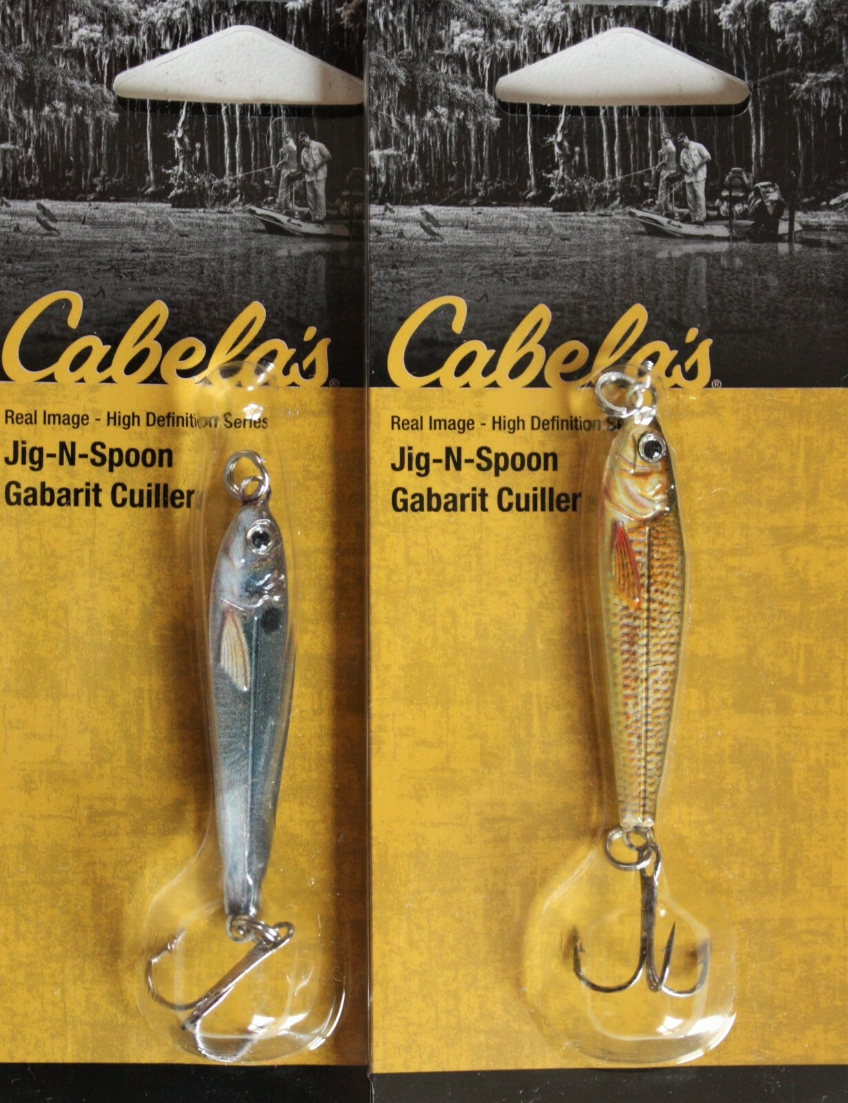 Jig n Spoon Cabelas Real Image 1/2 oz. (Lot of 2) Ice Fishing lure | eBay