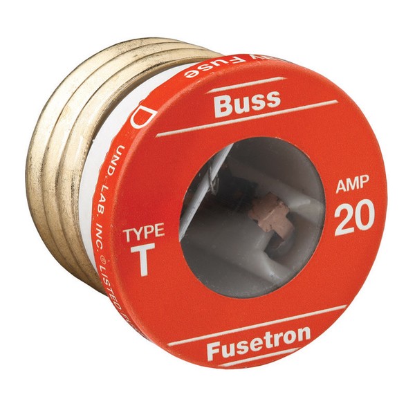 Bussmann Fuses T-20 20a Time Delay T Plug Fuse for sale online | eBay