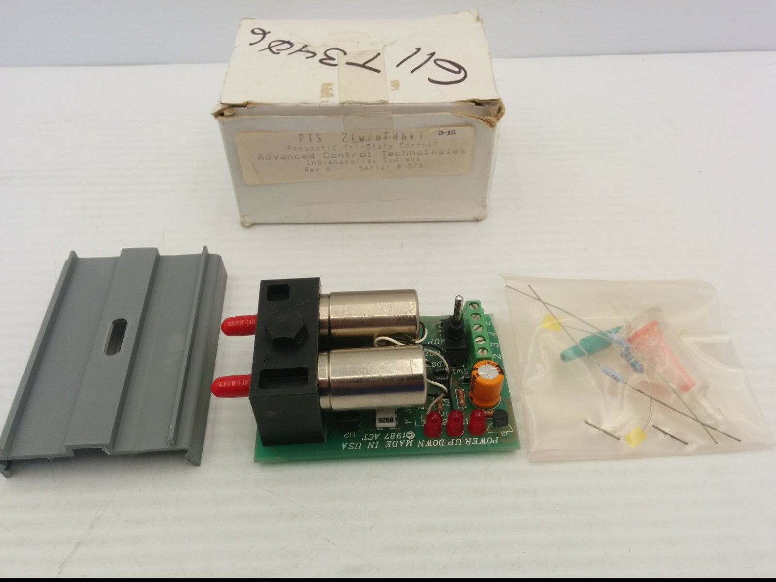 ADVANCED CONTROL TECHNOLOGIES PTS 2.1 PNEUMATIC TRI-STATE CONTROL, NIB ...