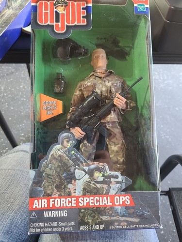 GI Joe Air Force Special Ops with Light-Up Scope 12" Action Figure 2000 ...
