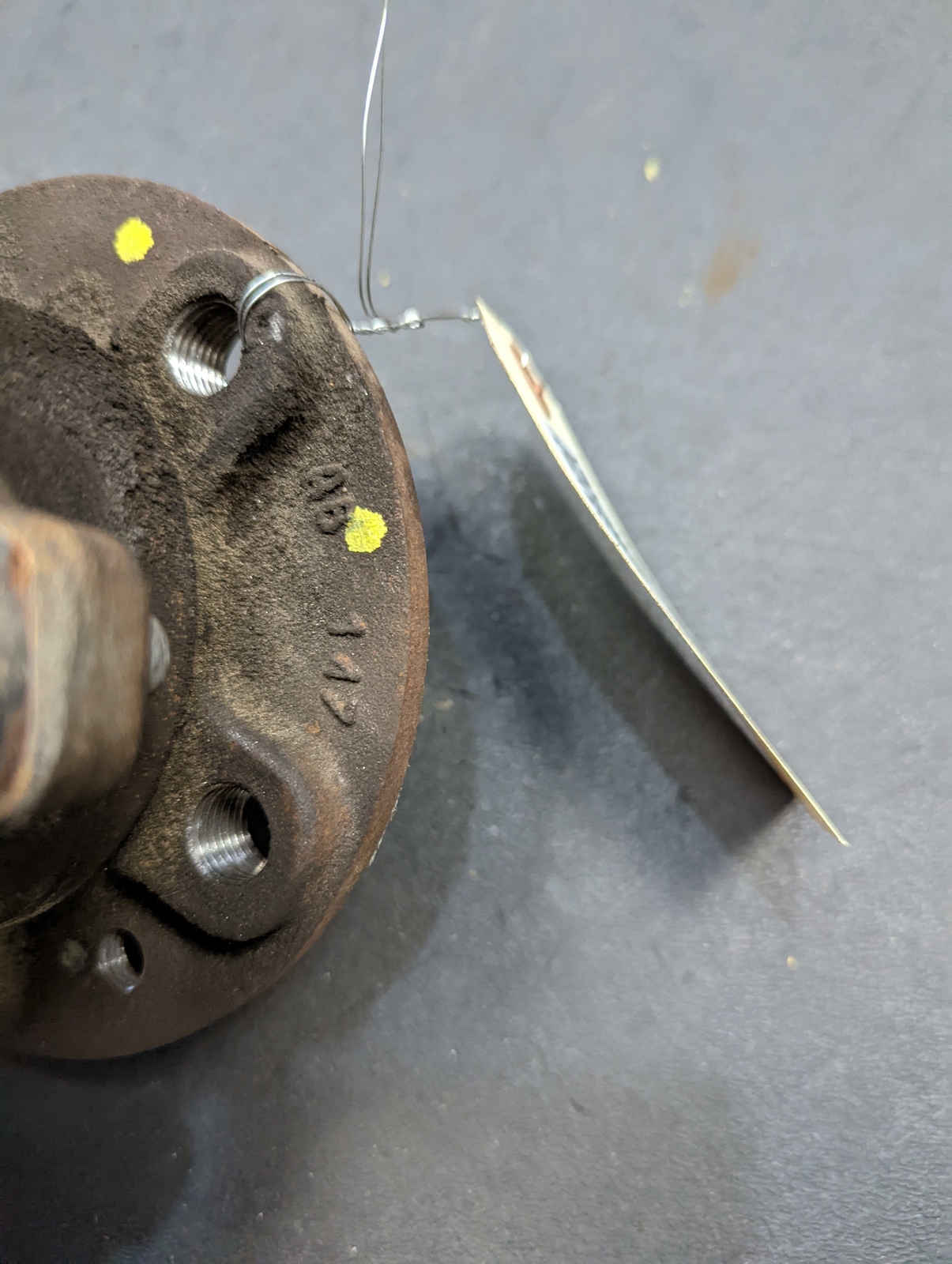 Rear Wheel Bearing Hub 2018 Volvo S60 31329968 2011-2013 2014 2015 2016 ...