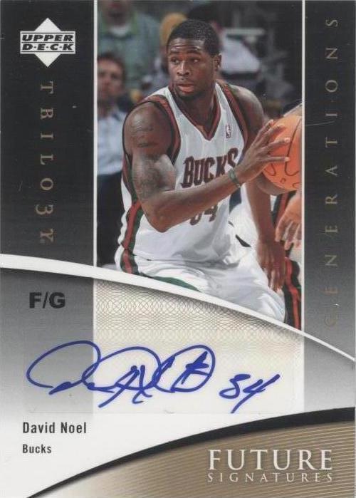 2006-07 Upper Deck Trilogy - Generations Future Signatures David Noel # ...