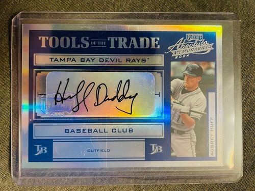 Aubrey "Huff Daddy" Auto Autograph Playoff Absolute Tools of the Trade ...