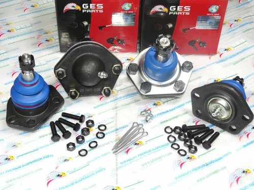 4x4 4 Front Upper & Lower Ball Joints For Blazer S10 Jimmy K5320 K5335 ...