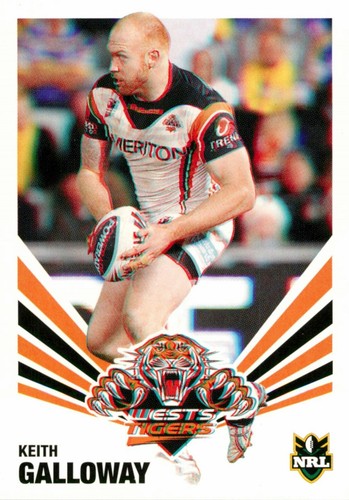 2012 WESTS TIGERS NRL Card KEITH GALLOWAY Daily Telegraph | eBay Australia