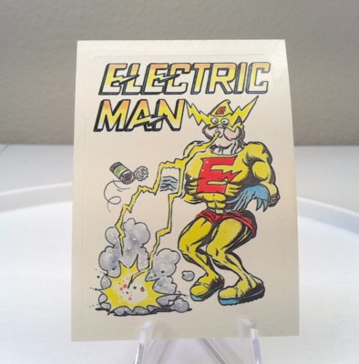 1983 Zero Heroes Non-Sport Card #65 Electric Man | eBay