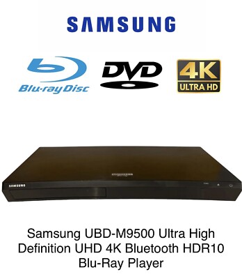 Samsung UBD-M9500 Atmos WiFi 4K Ultra HD UHD Bluetooth HDR10 Blu-Ray ...