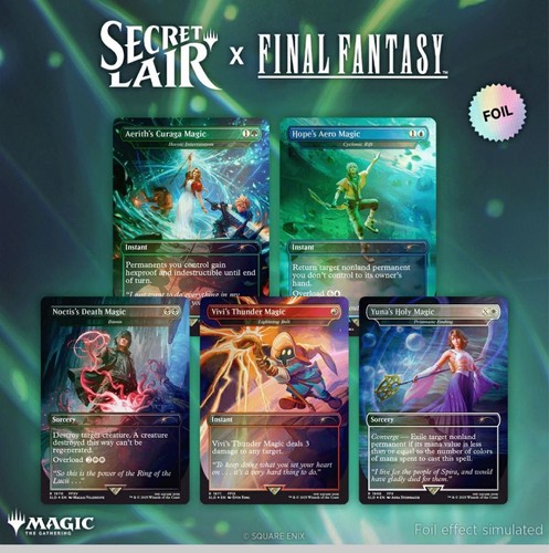 MTG Secret Lair More Borderless Planeswalkers version FINAL FANTASY No ...