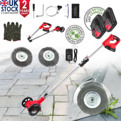 800W Outdoor Electric Weed Sweeper Moss Remover Patio Cleaner NEW ...