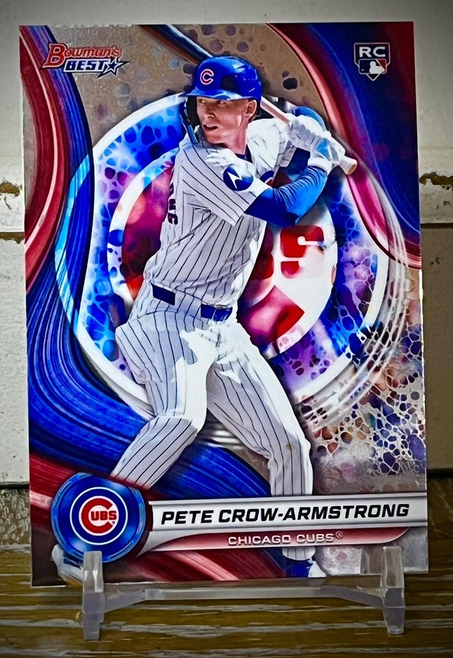 Pete Crow-Armstrong Rookie Card Cubs Chrome Edition RC Cubs - Mint NM 💎 ...