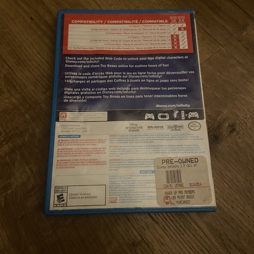 Disney Infinity 2.0 Edition (Nintendo Wii U, 2014) Complete W/ Manual ...