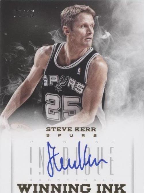 2012-13 Panini Intrigue - Winning Ink Steve Kerr #17 /15 (AU) for sale ...