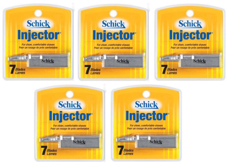 Schick Injector Single Edge Refill Blades 7 Ct 1 Ea (5 pack) | eBay