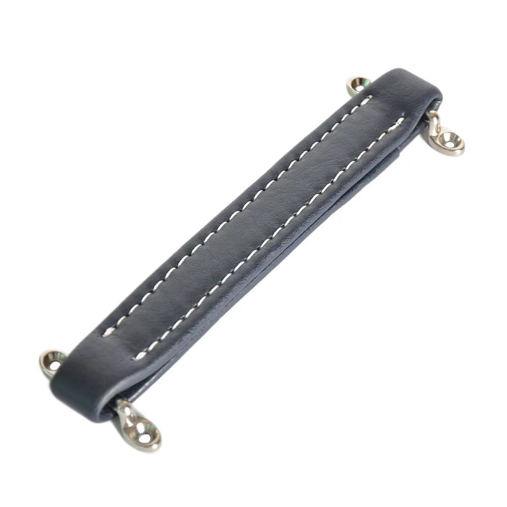 1pc Blue Leather Handle Vintage For Guitar Amplifier Ampeg Amp Chassis ...