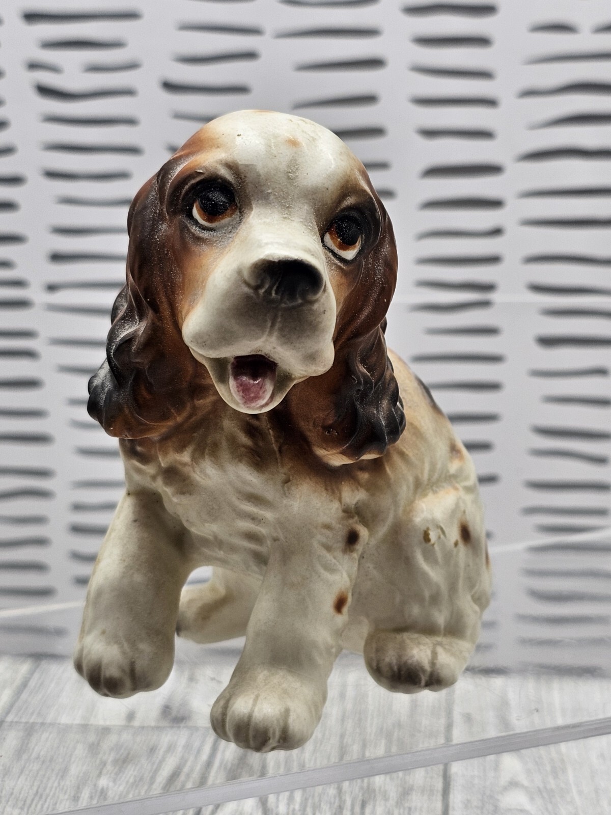 Cute Cocker Spaniel King Charles Cavalier Dog Figurine Lefton? A197 | eBay
