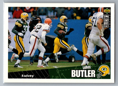 1996 Upper Deck Collector's Choice Card # 118 LeRoy Butler - Green Bay ...