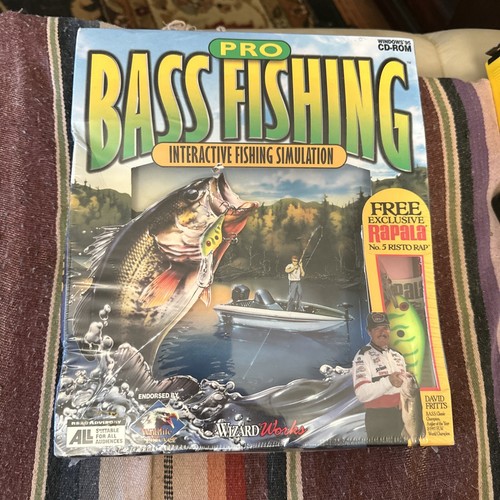 Pro Bass Fishing Interactive Fishing Simulation Wizard Works PC CD-ROM ...