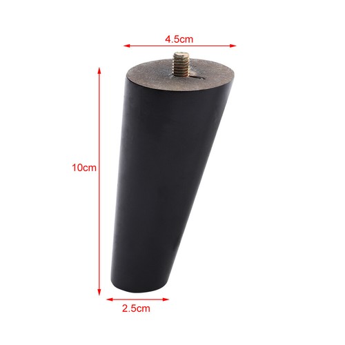 4x Wooden Angled Tapered Furniture Legs Feet For Table Chair Sofa Chest ...