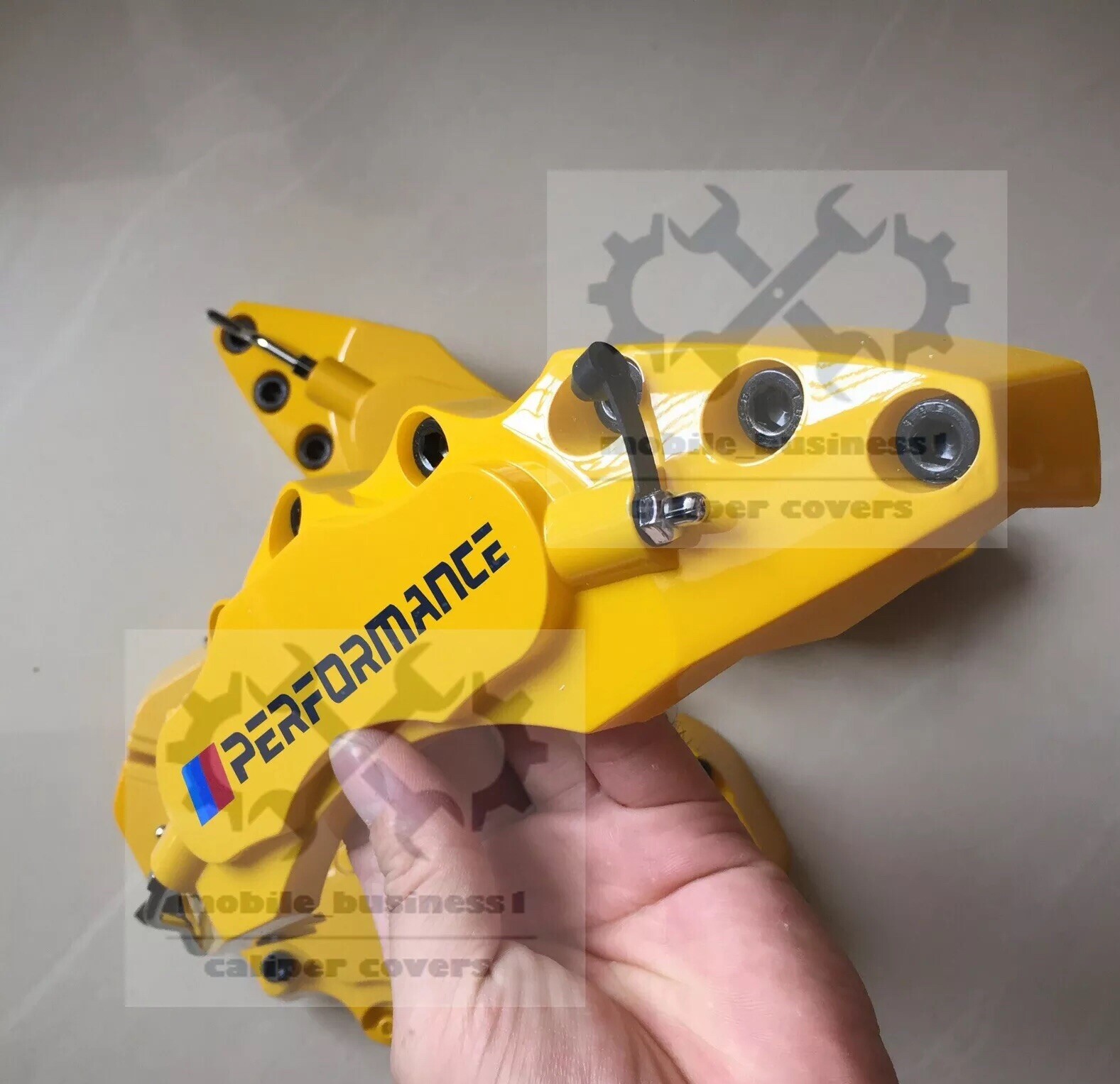 Yellow M Performance Brake caliper covers bmw 320d 420d 520d X3 X2 X1 ...