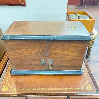 c181 Antique 1920's Collectible Wooden Musical Box Working Condition | eBay