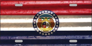 Missouri Corrugated Flag Novelty License Plate Tag LP11966 | eBay