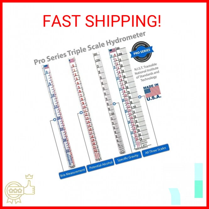 Hydrometer Scale Chart