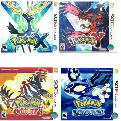 Pokemon X & Y & Alpha Sapphire & Omega Ruby 3DS New Game Special Bundle ...