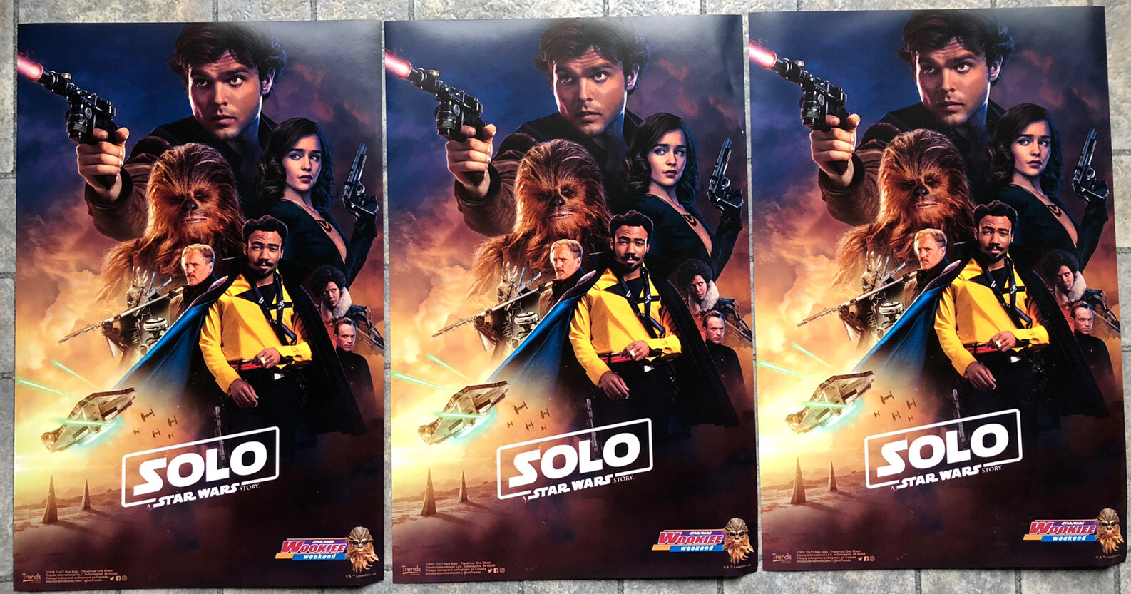 New Han Solo Posters 11 x 17 Lucasfilm Star Wars Trends International ...