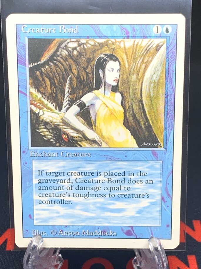 Magic:The Gathering Creature Bond 1994 Deck Master Revised Edition ...