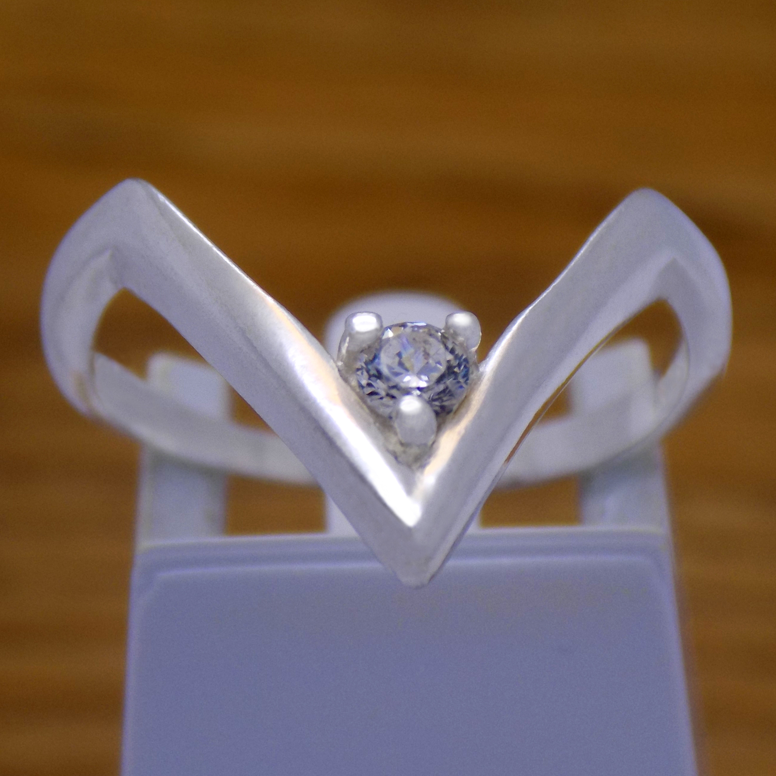 Stylish Solid 925 Sterling Silver Great Angle Corner Triangle Form ...