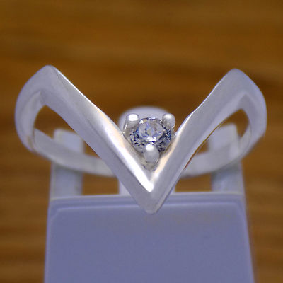 Stylish Solid 925 Sterling Silver Great Angle Corner Triangle Form ...