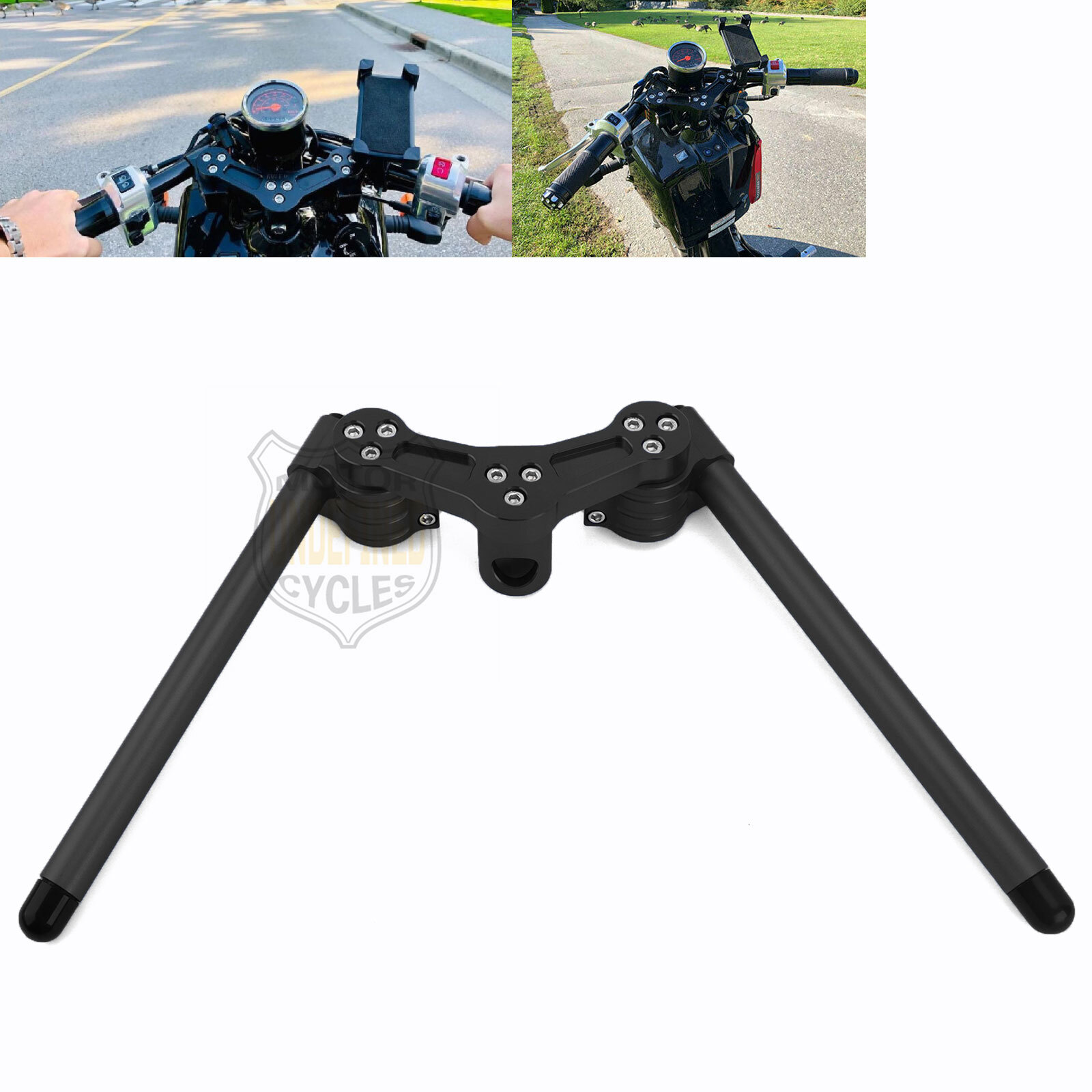 Black Motorcycle Handlebars Modified Parts For Honda Ruckus Zoomer ...