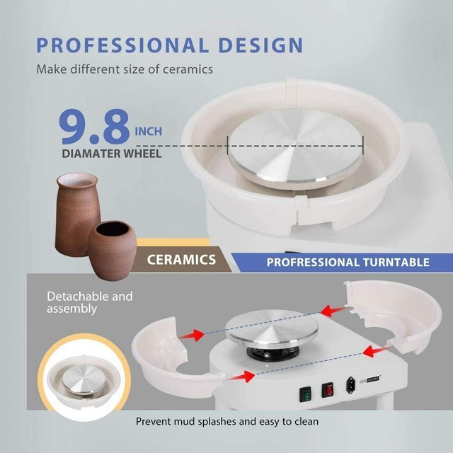 TECHTONGDA 023076 Electric Pottery Wheel Machine for sale online | eBay