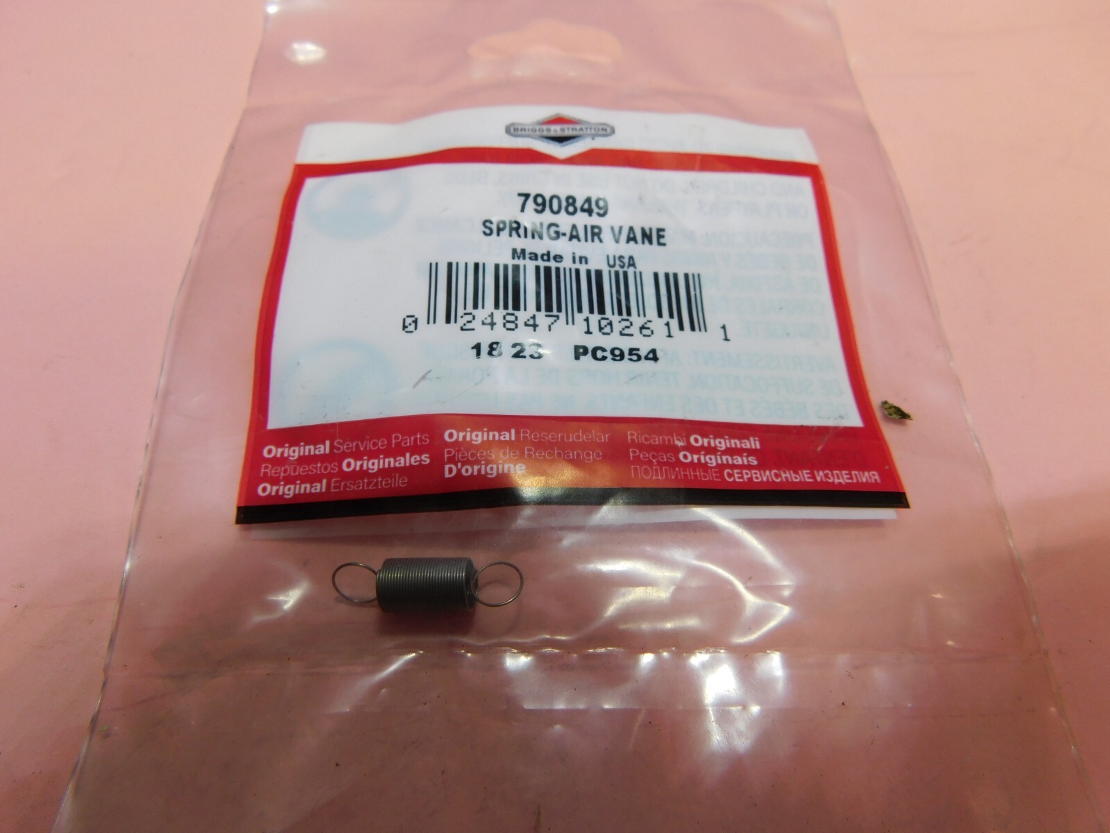 GENUINE BRIGGS & STRATTON AIR VANE SPRING # 790849 --- BOX2552 S | eBay