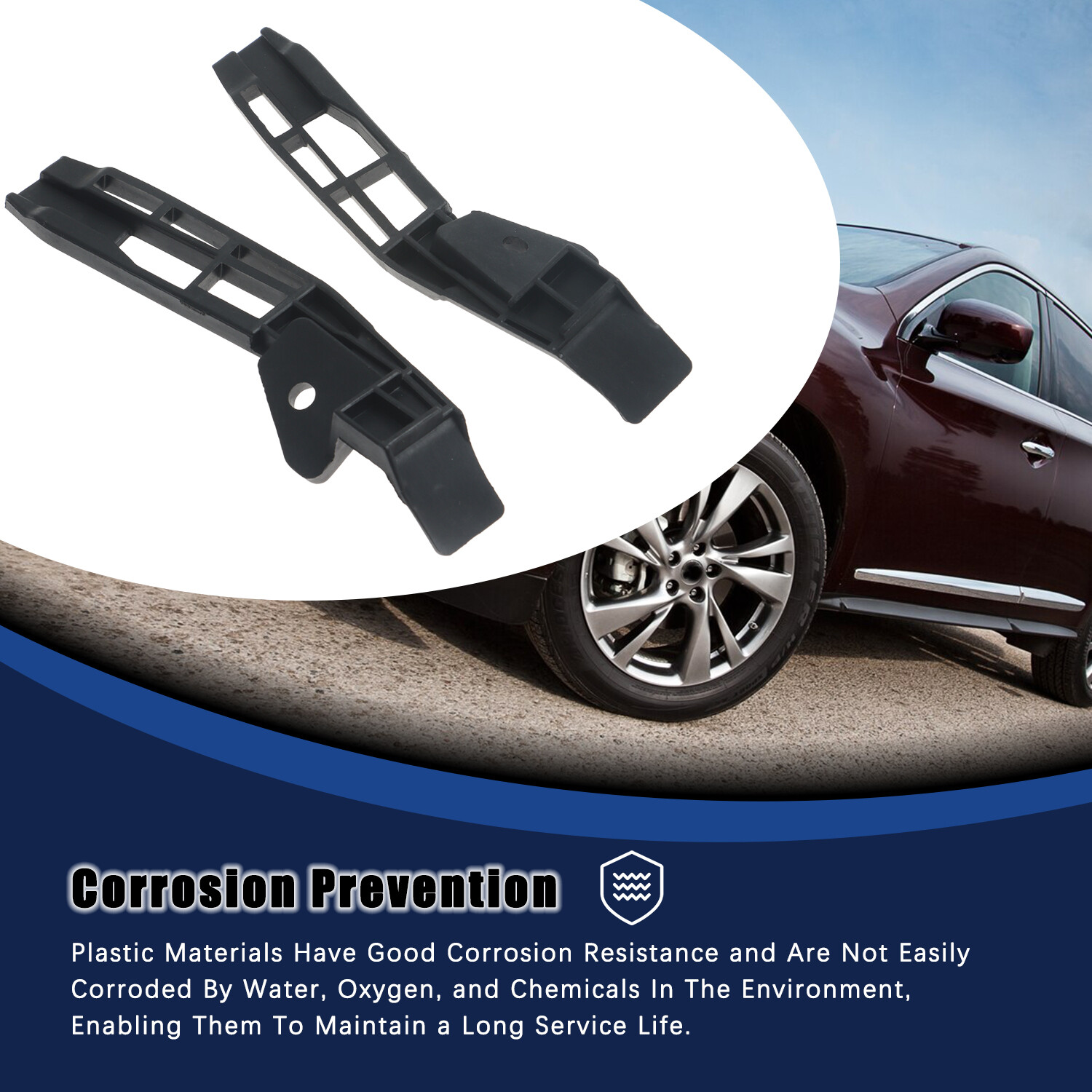 Front Bumper Support Fit for Infiniti QX60 JX35 62224-3JA0A 62225-3JA0A ...