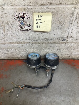1974 Honda Xl175 Xl 175 Speedometer Tachometer Cluster | eBay