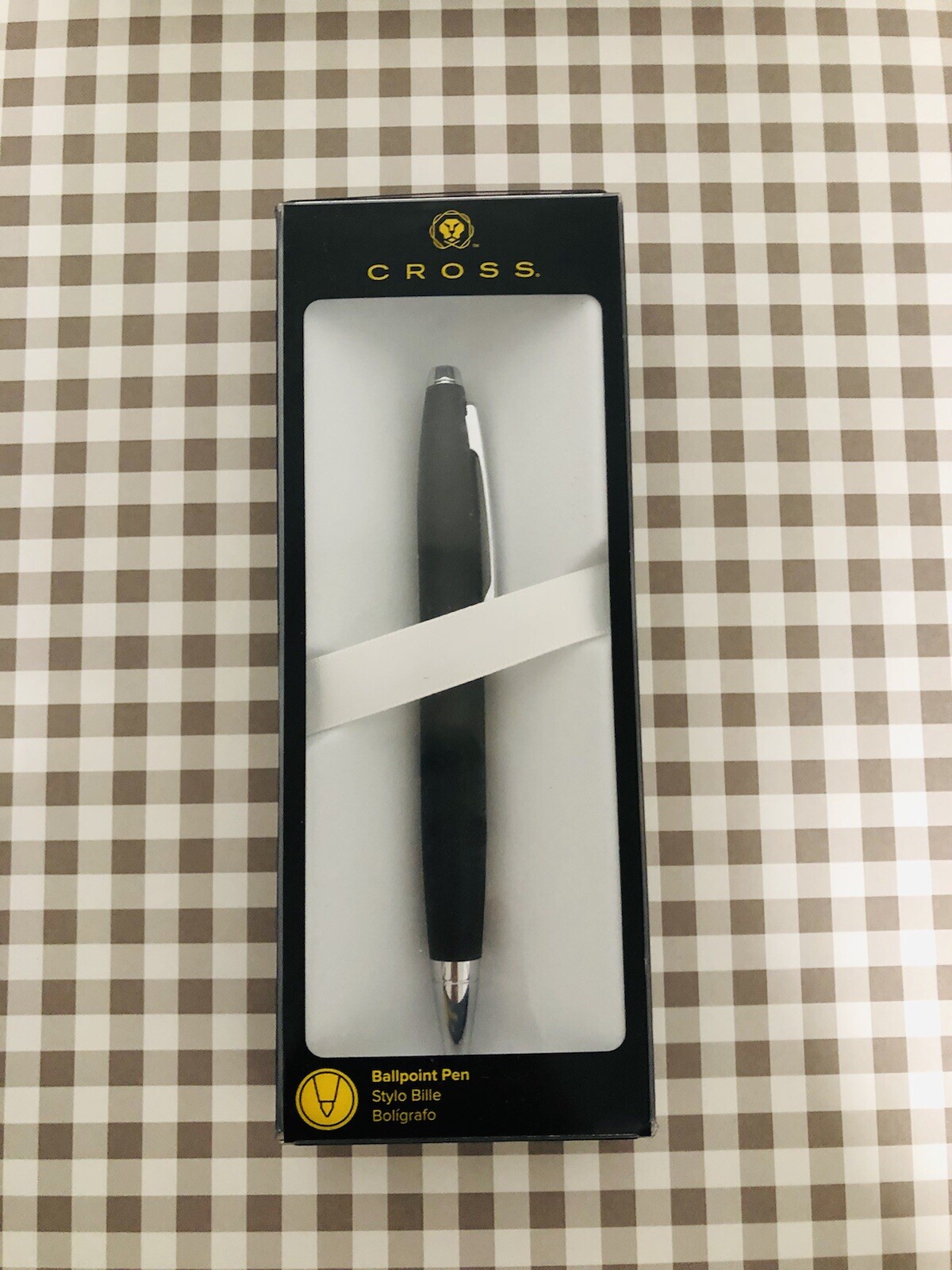 Cross Calais Ballpoint Pen Retract Med Tip Black Barrel/BK Ink ...