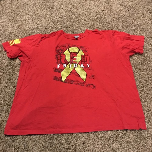 Til Valhalla Project TVP RED Remember Everyone Deployed Tshirt Size 4XL ...
