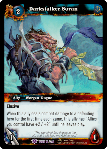 World of Warcraft WoW TCG Tomb of the Forgotten Darkstalker Soran | eBay