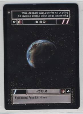 Star Wars CCG Corulag x1 3rd Anthology Third Dark Side Decipher | eBay