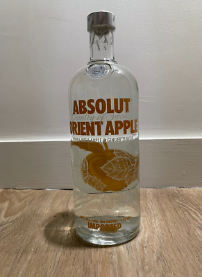 Absolut Vodka Orient Apple 1000ML 1L Full and Sealed | eBay