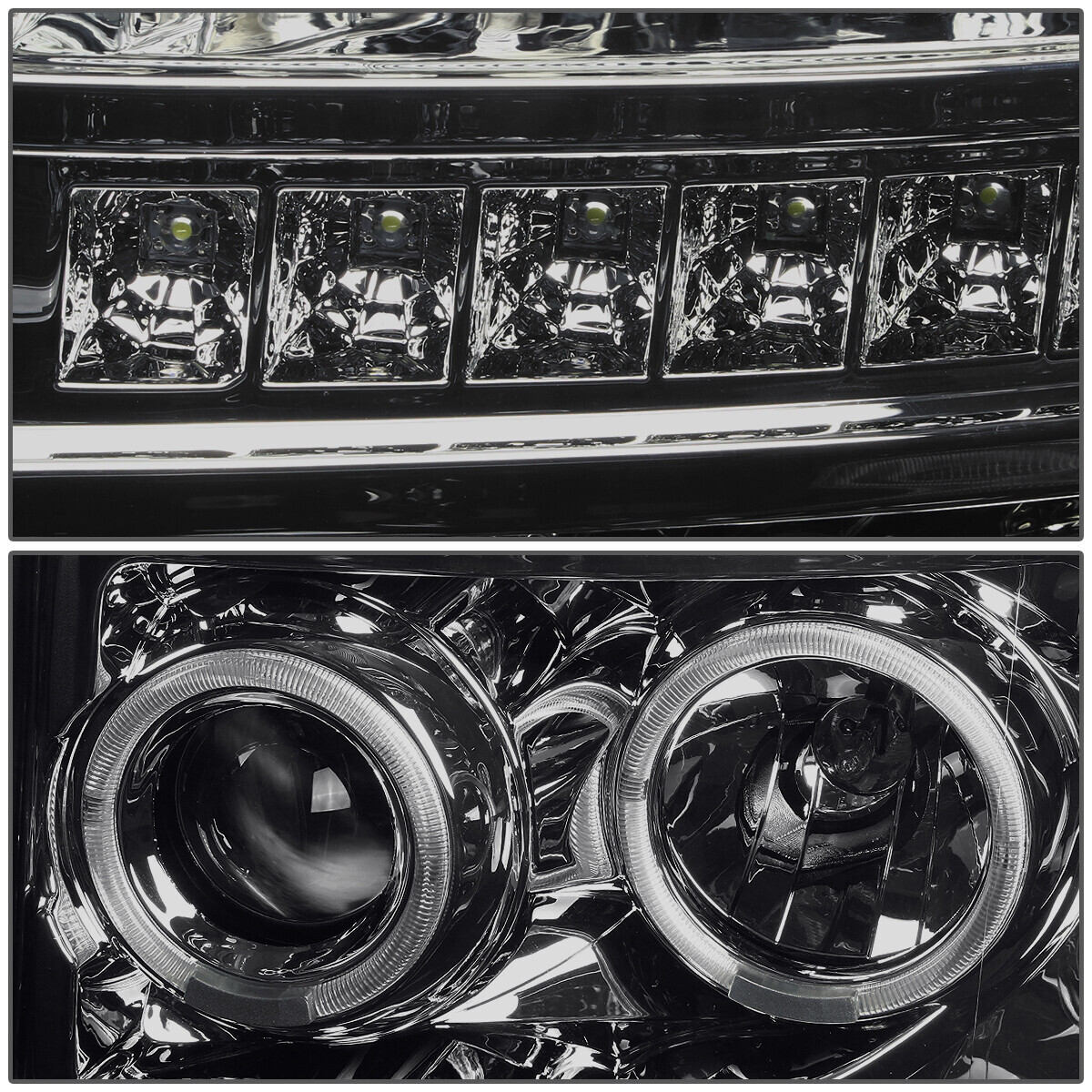 E-Tube LED DRL Projector Headlight Lamp for Ford F250-F550 SD 11-16 ...